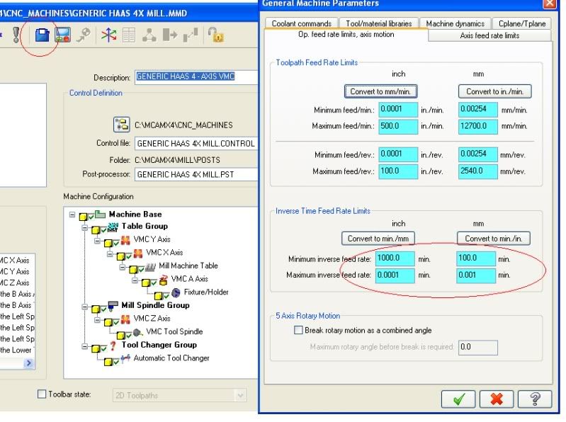 4th axis post question on feed rate - Industrial Forum - eMastercam.com