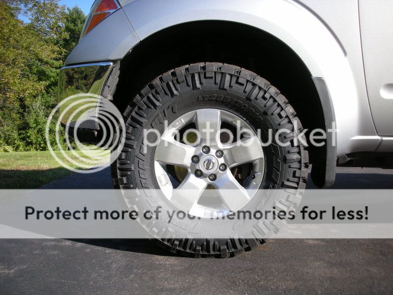 tire size upgrade | Nissan Frontier Forum