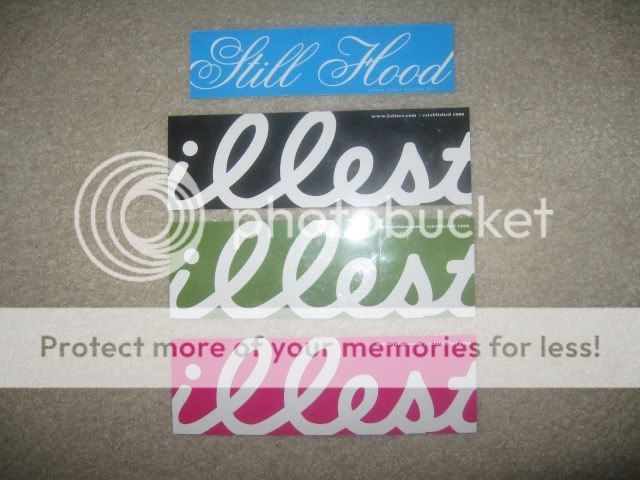 FS: Illest/ still hood stickers and New Era DGK Hat