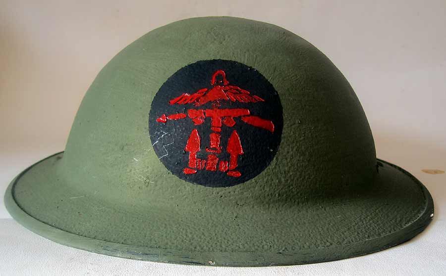 British Helmet Stencil WW2 Combined Operations Commando Template Decal ...