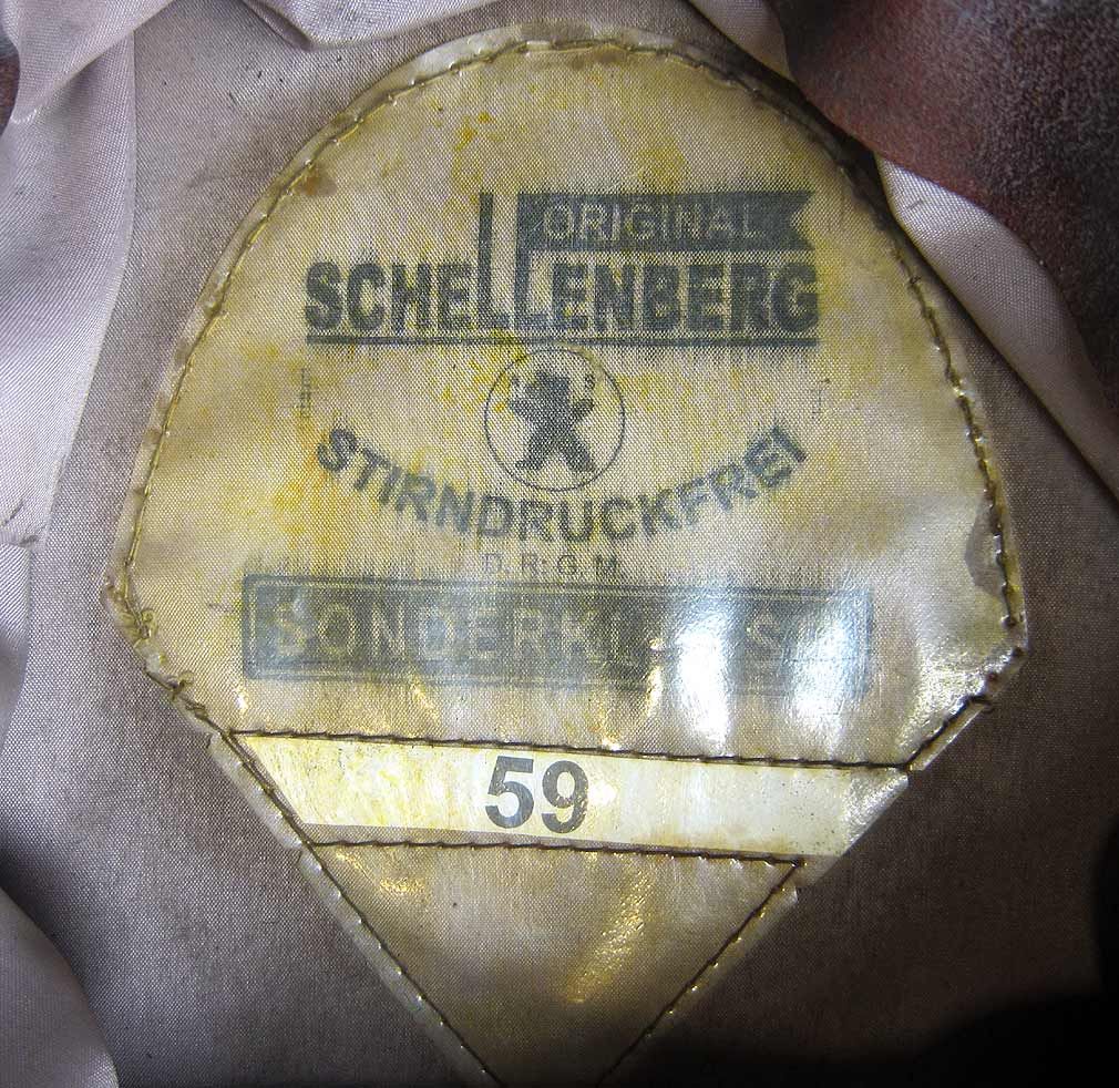 German Cap Makers Mark WW2 Rubber Stamp - Schellenberg WWII D.R.G.M Hat ...