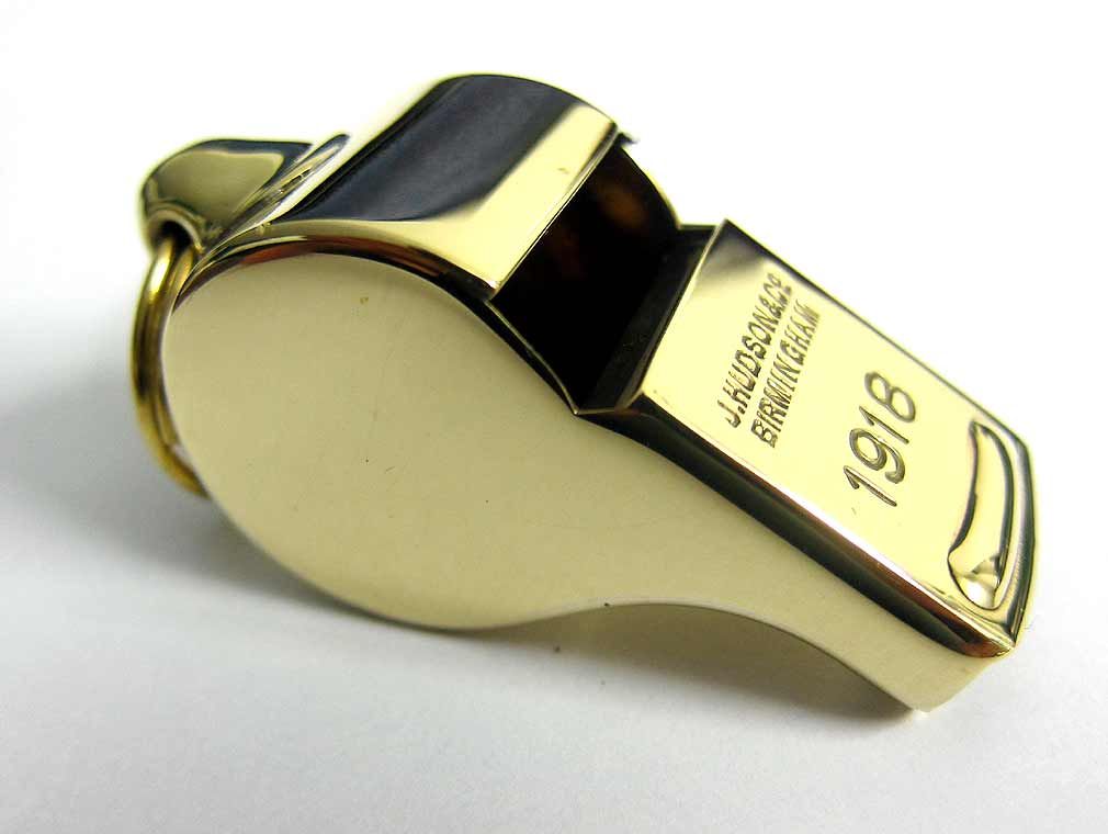 WW1 British Whistle Brass 1914 to 1918 Trench Army Artillery RFC WWI No ...