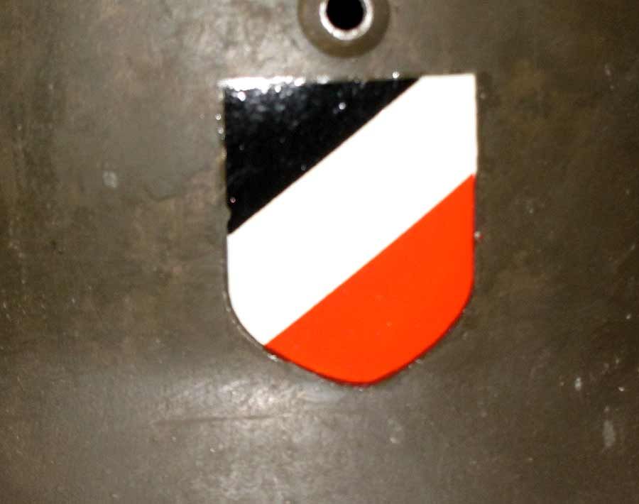 WW2 German Helmet Decal National Colours Transfer ET & EF Face Up ...