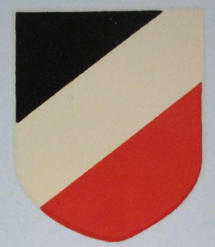German Helmet Decal WW2 National Colours Transfer ET & EF Face Up ...
