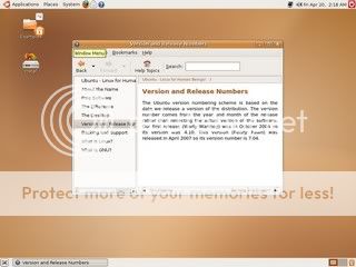 ทดสอบ Ubuntu 7.04 ติดตั้ง